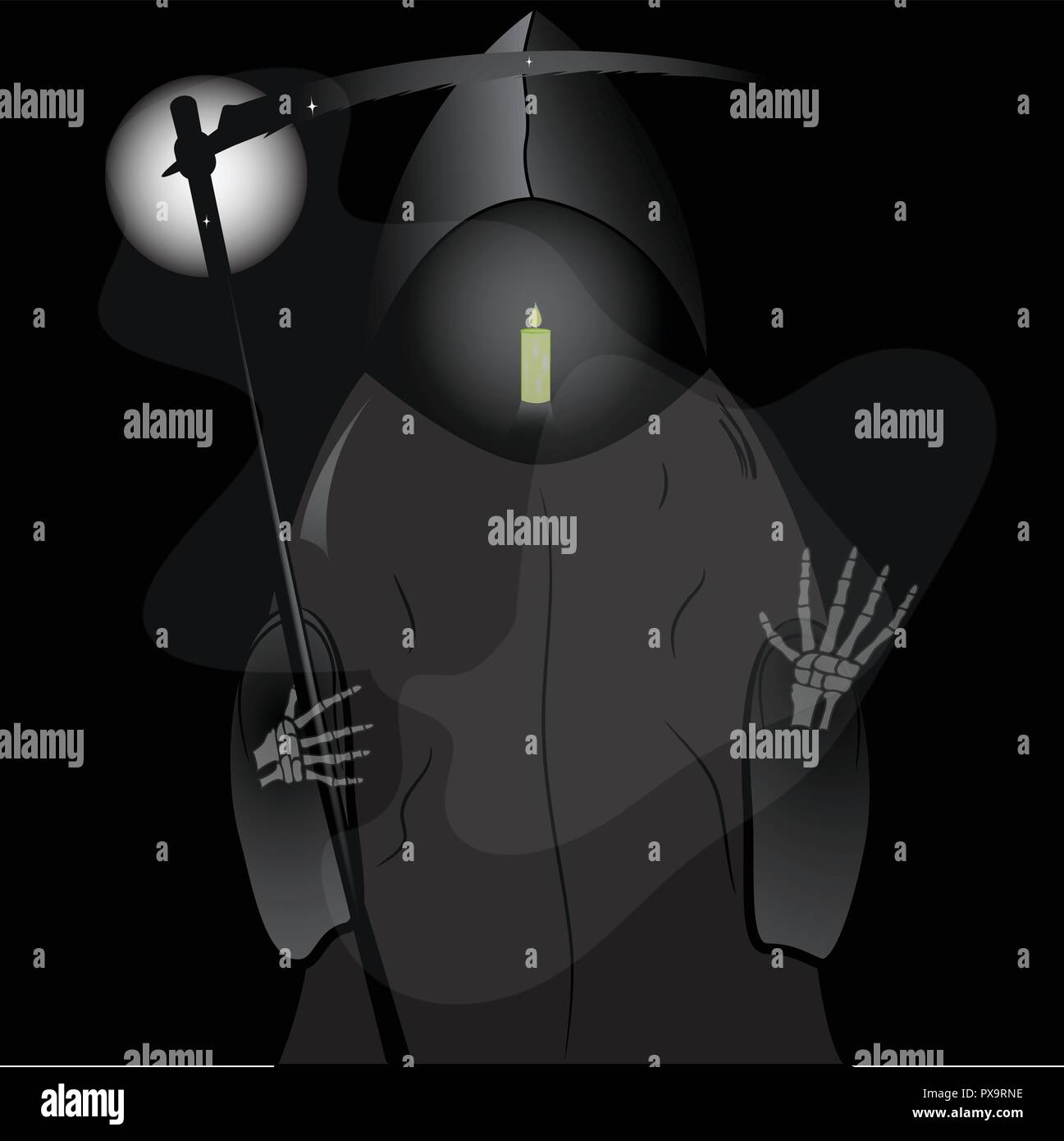 Bonjour la mort Banque d'images vectorielles - Alamy