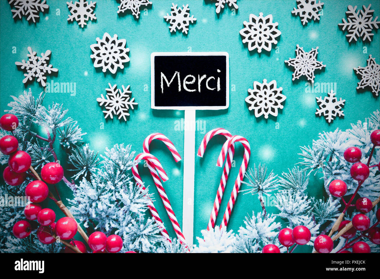 Sign french text merci means Banque de photographies et d’images à ...