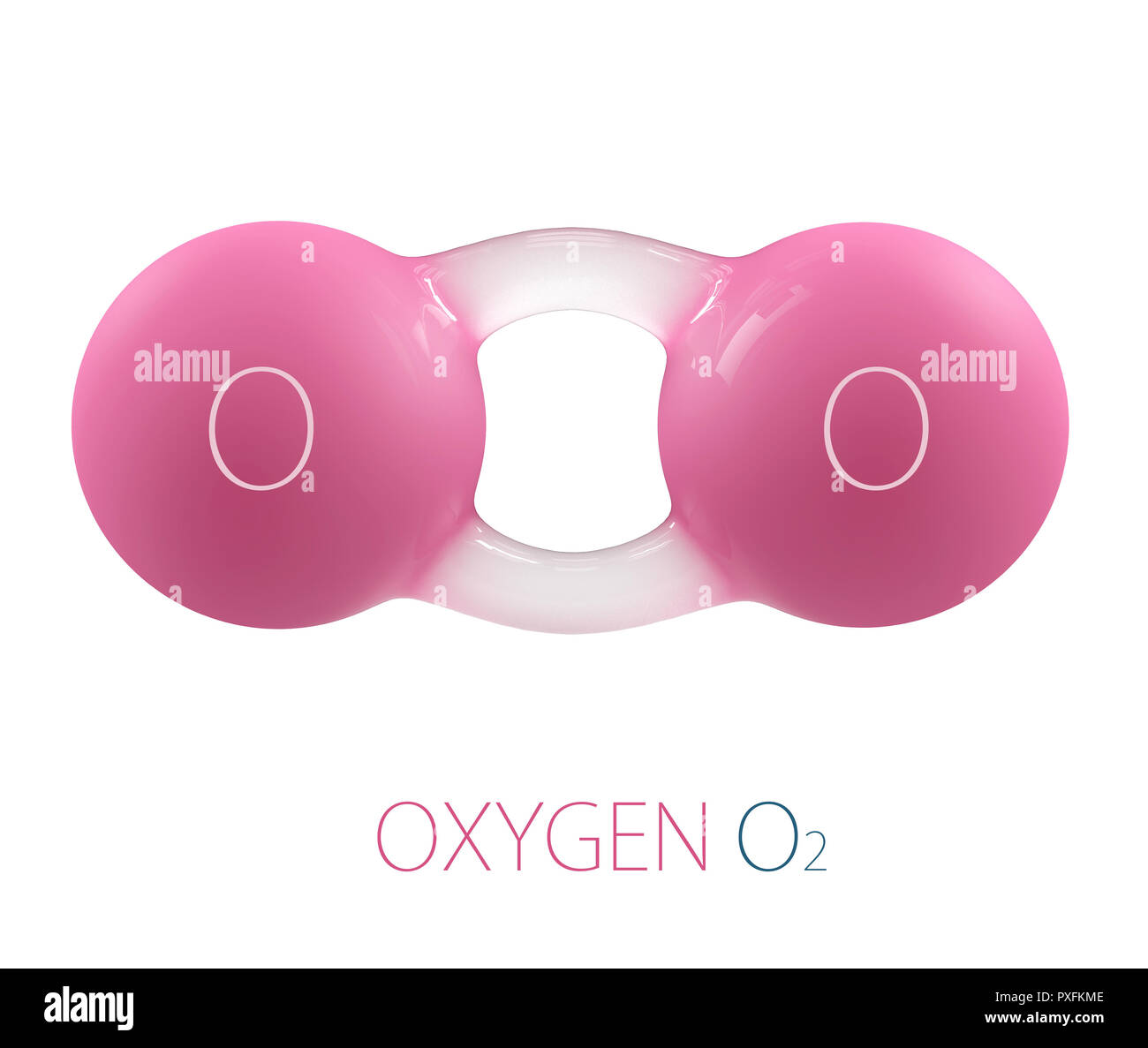 O2 molecule 3d Banque de photographies et d’images à haute résolution ...