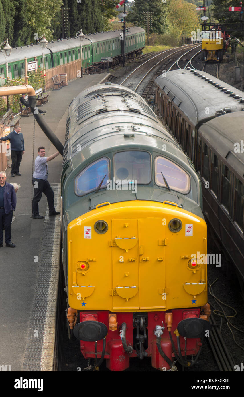 Class 40 diesel locomotive Banque d'image et photos - Alamy