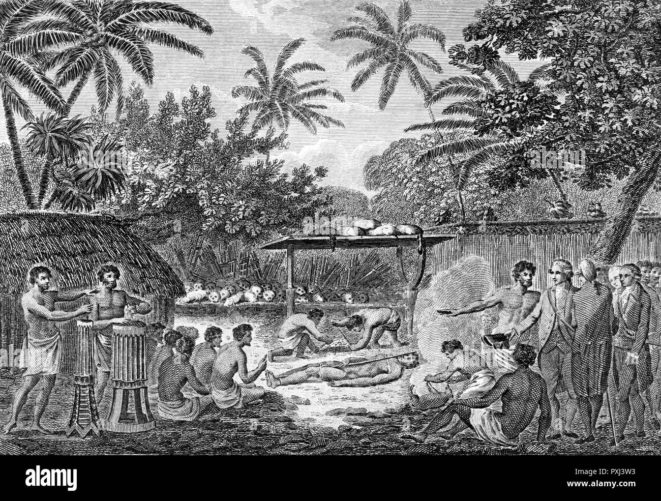 Human Sacrifice Banque d'images noir et blanc - Alamy