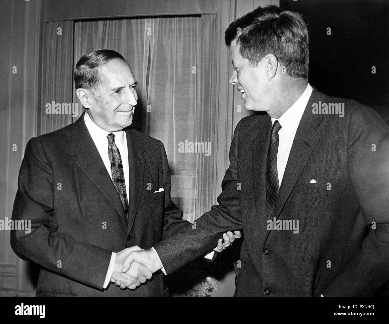 Kennedy John John Banque d'images noir et blanc - Page 2 - Alamy