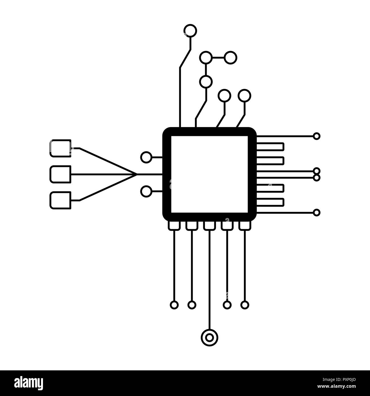 Logique informatique Banque d'images vectorielles - Alamy