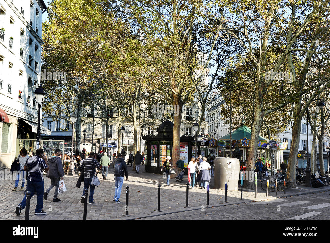 Place des abbesses Banque de photographies et d’images à haute ...