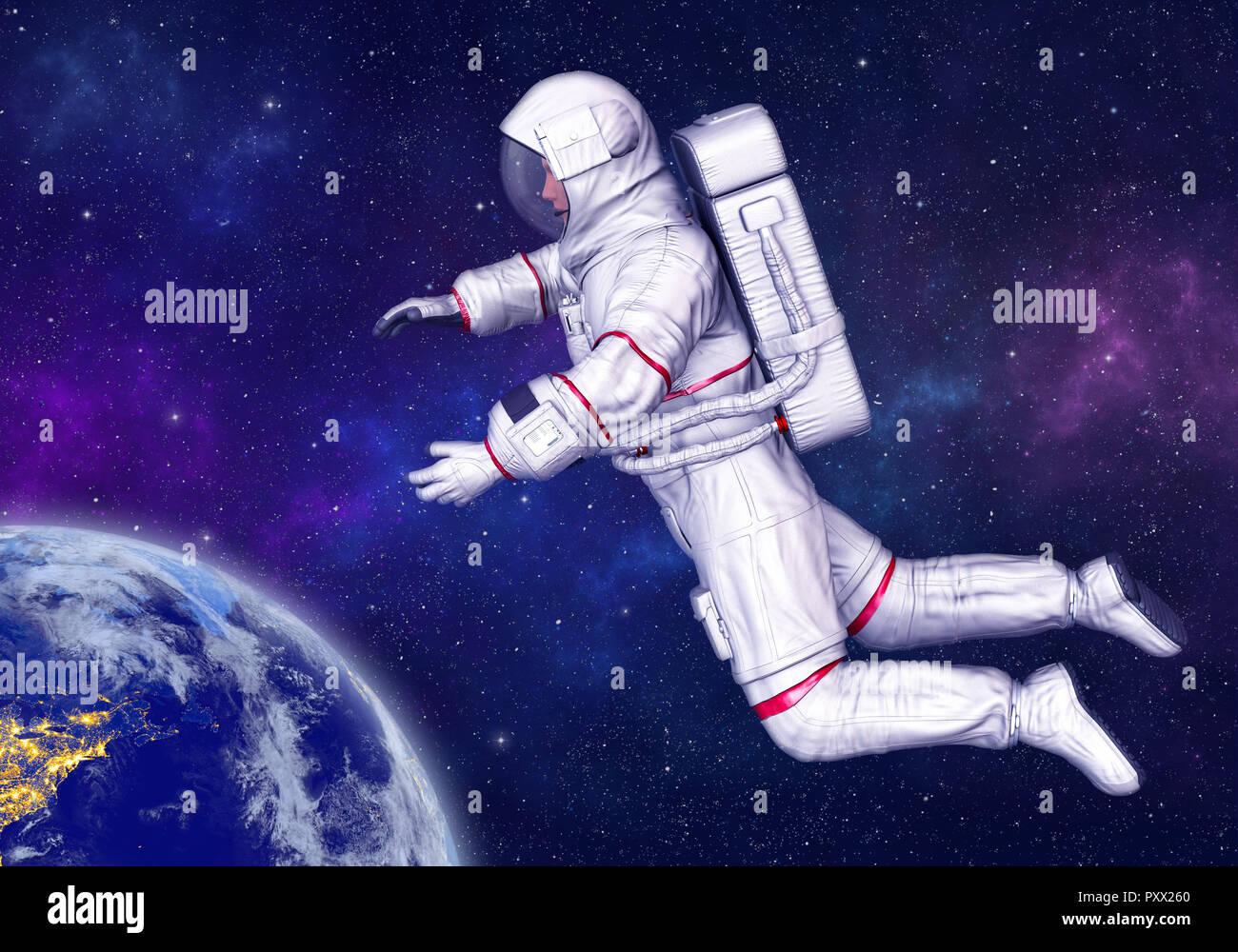 Astronaute dans l'espace Banque de photographies et d’images à haute ...