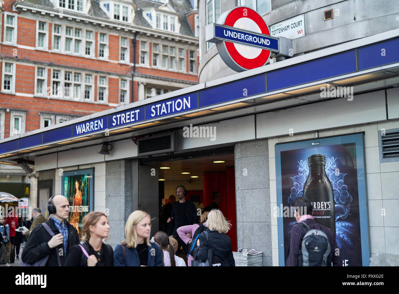 Warren street station Banque de photographies et d’images à haute ...