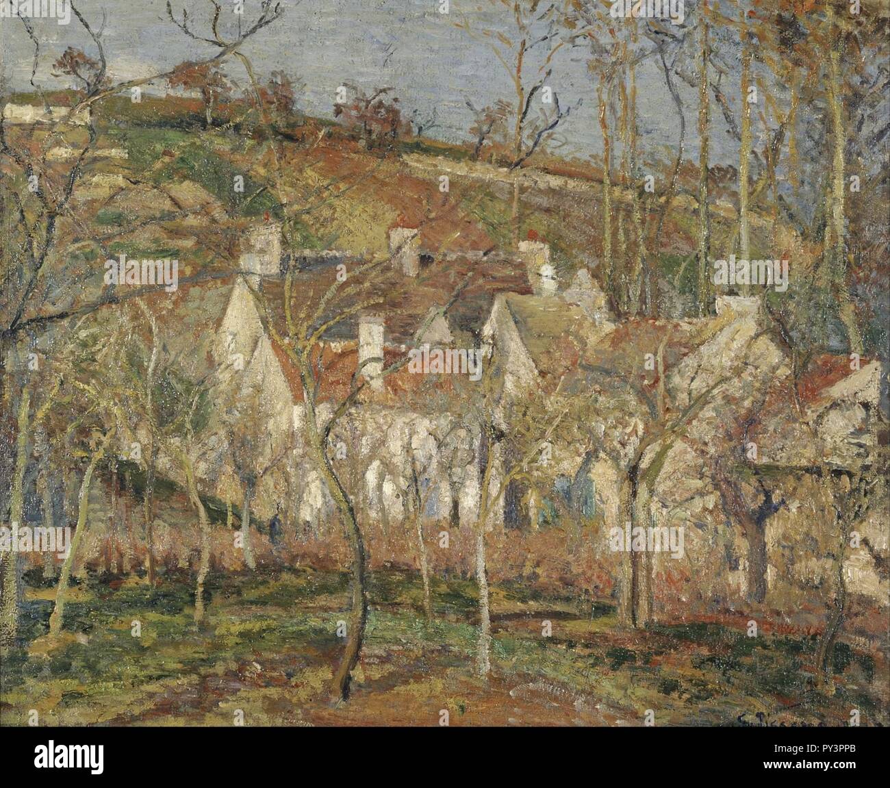 Camille pissarro toits rouges Banque de photographies et d’images à ...
