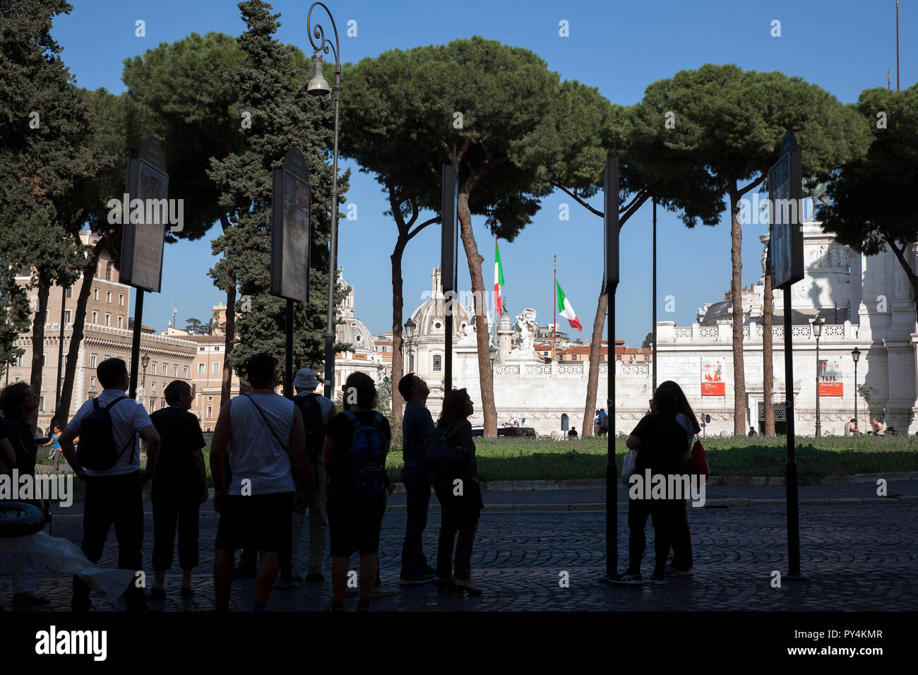 Drapeau de rome Banque de photographies et d’images à haute résolution ...