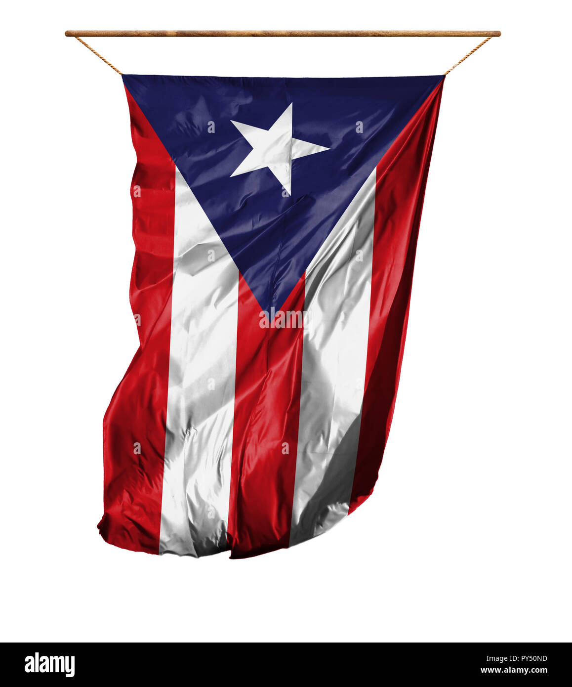 Drapeau de puerto rico Banque d'images détourées - Alamy