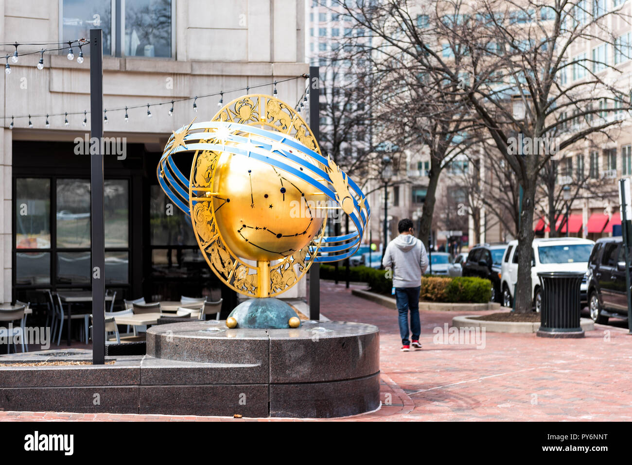 Parc du centre ville de reston Banque de photographies et d’images à ...