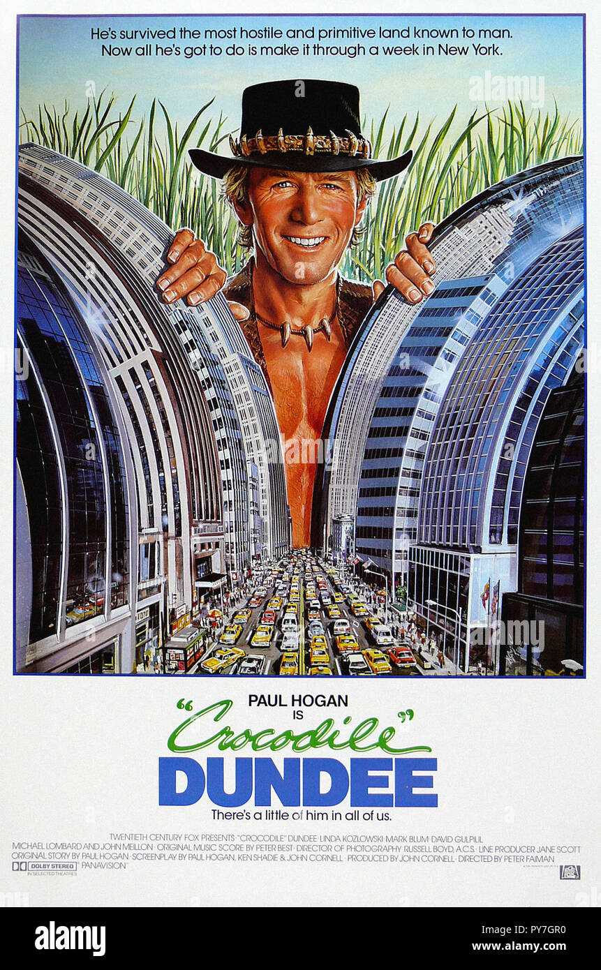 Crocodile dundee poster Banque de photographies et d’images à haute ...