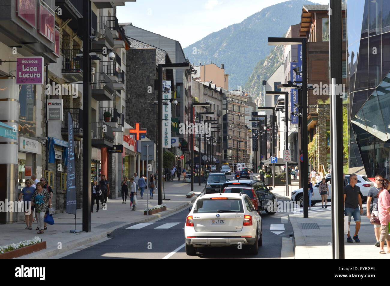 Andorre-la-Vieille, Andorre. 18 Sep, 2018. Andorre-la-Vieille, capitale ...