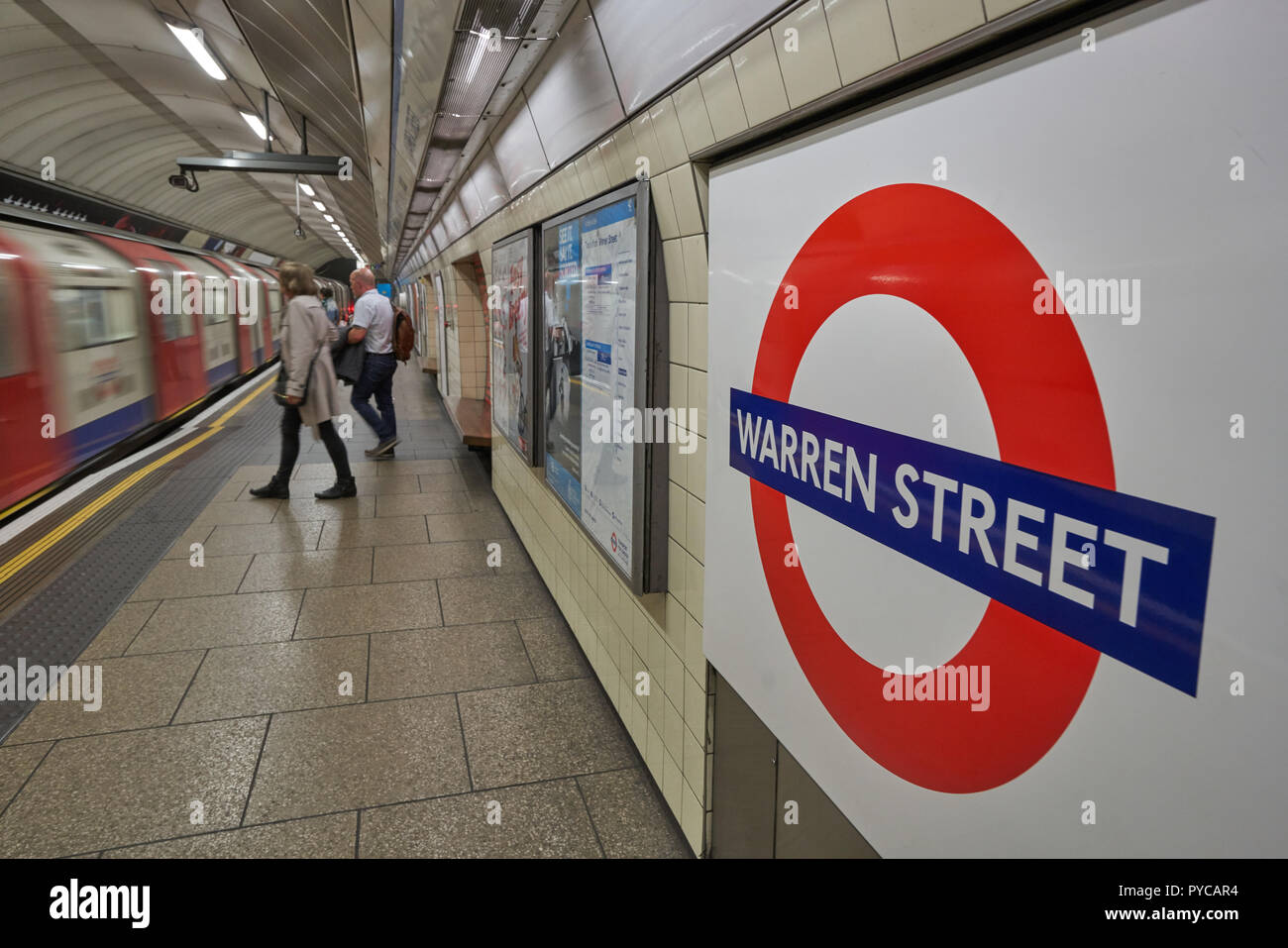 Warren street underground station Banque de photographies et d’images à ...