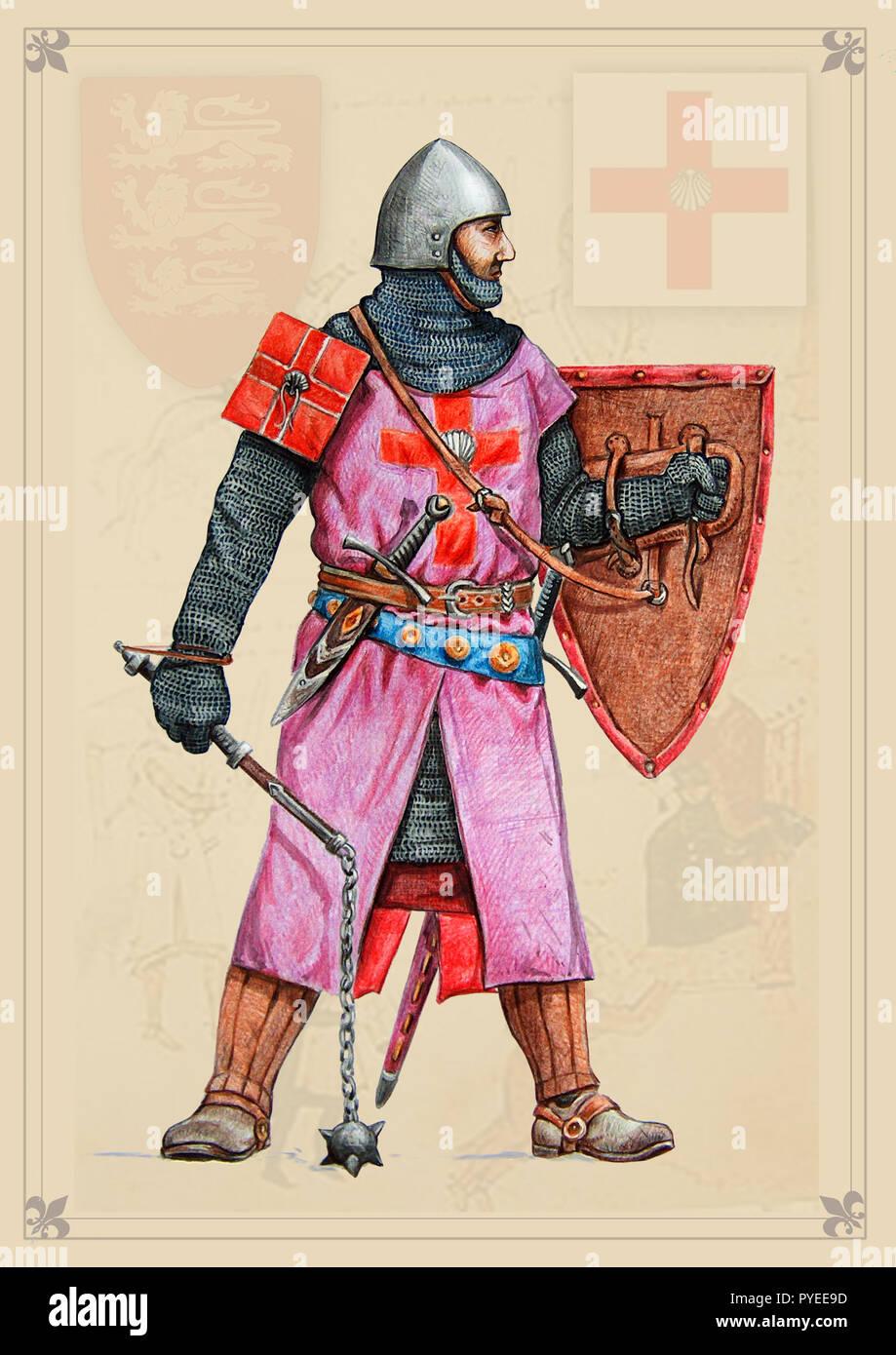 Medieval religious order Banque de photographies et d’images à haute ...