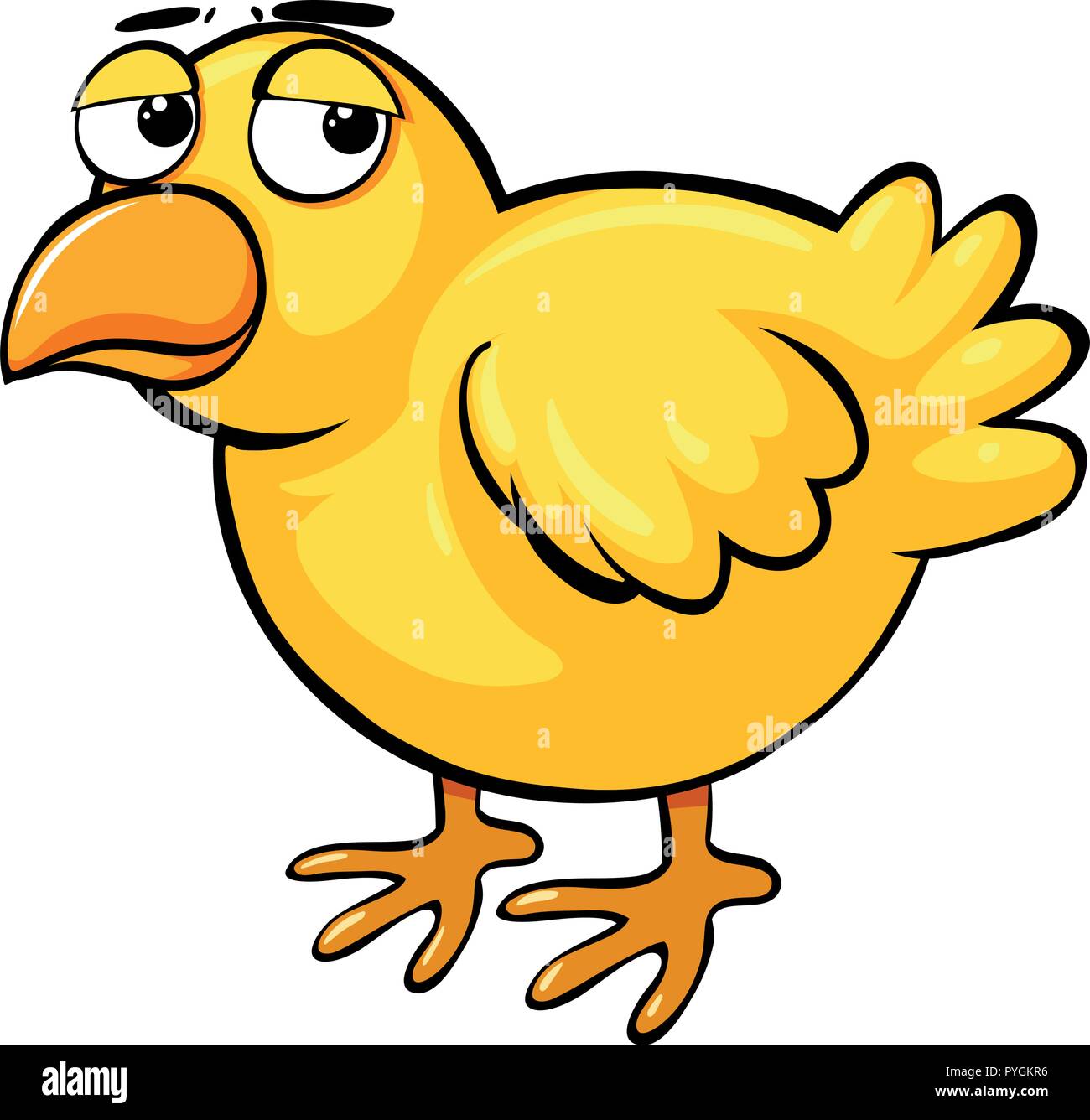 Poussin Triste Banque d'images vectorielles - Alamy