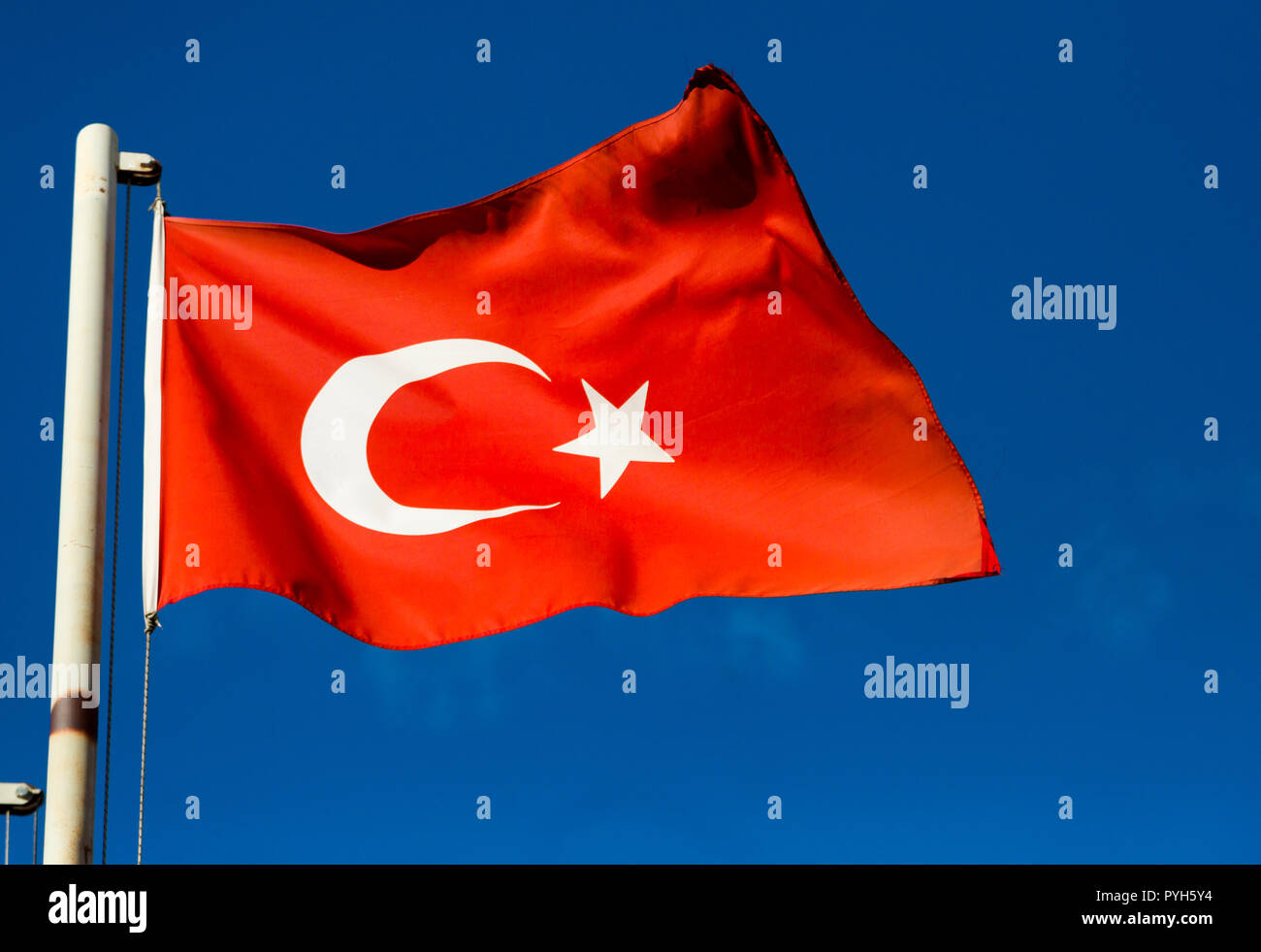 Turkey flag ankara Banque de photographies et d’images à haute ...