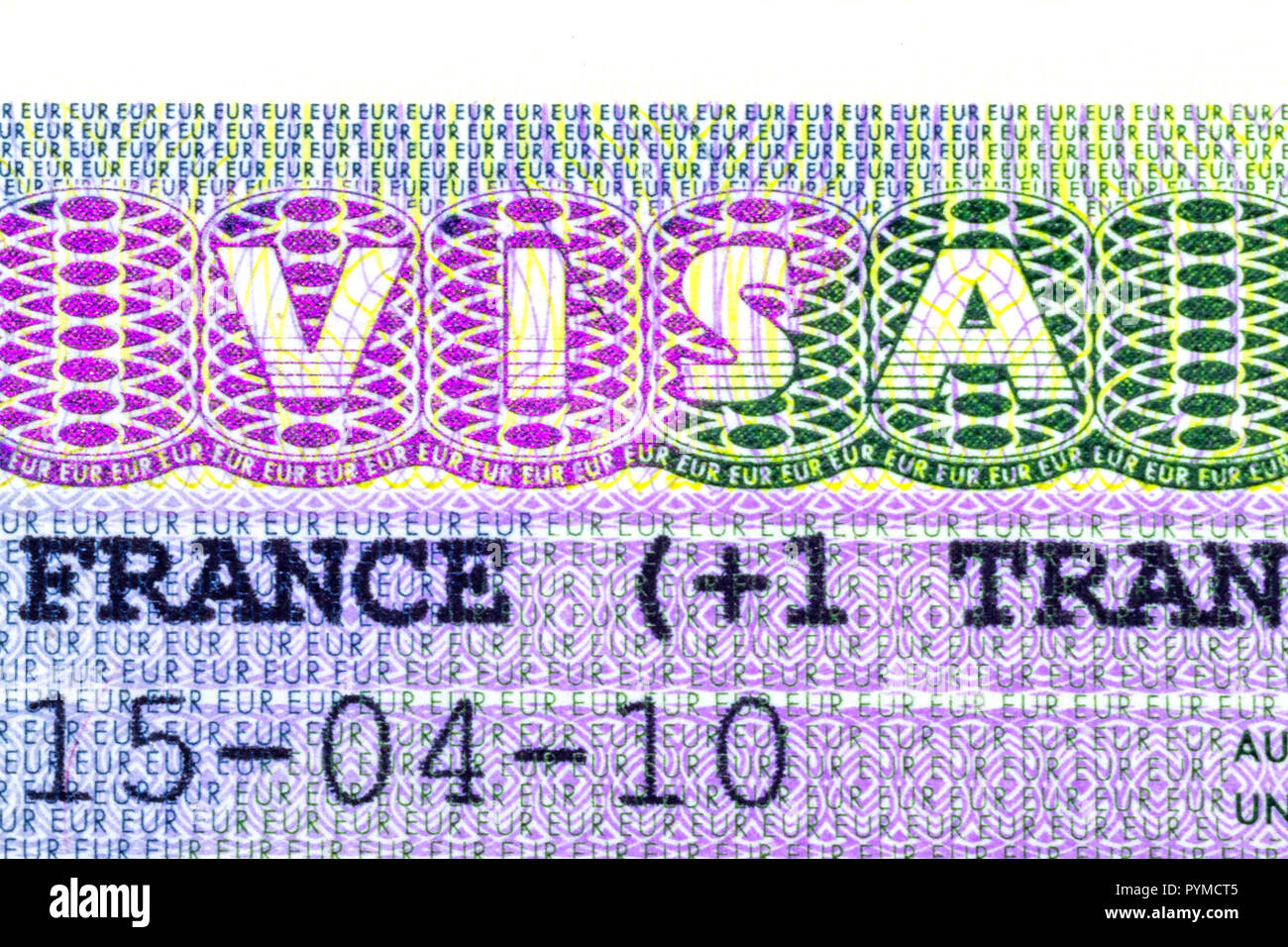 Visa de schengen Banque de photographies et d’images à haute résolution ...