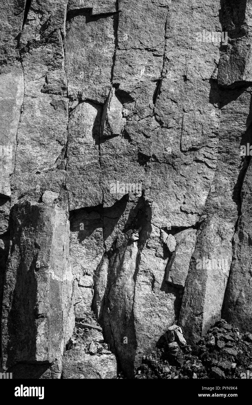 Mur de roches Banque d'images noir et blanc - Page 2 - Alamy