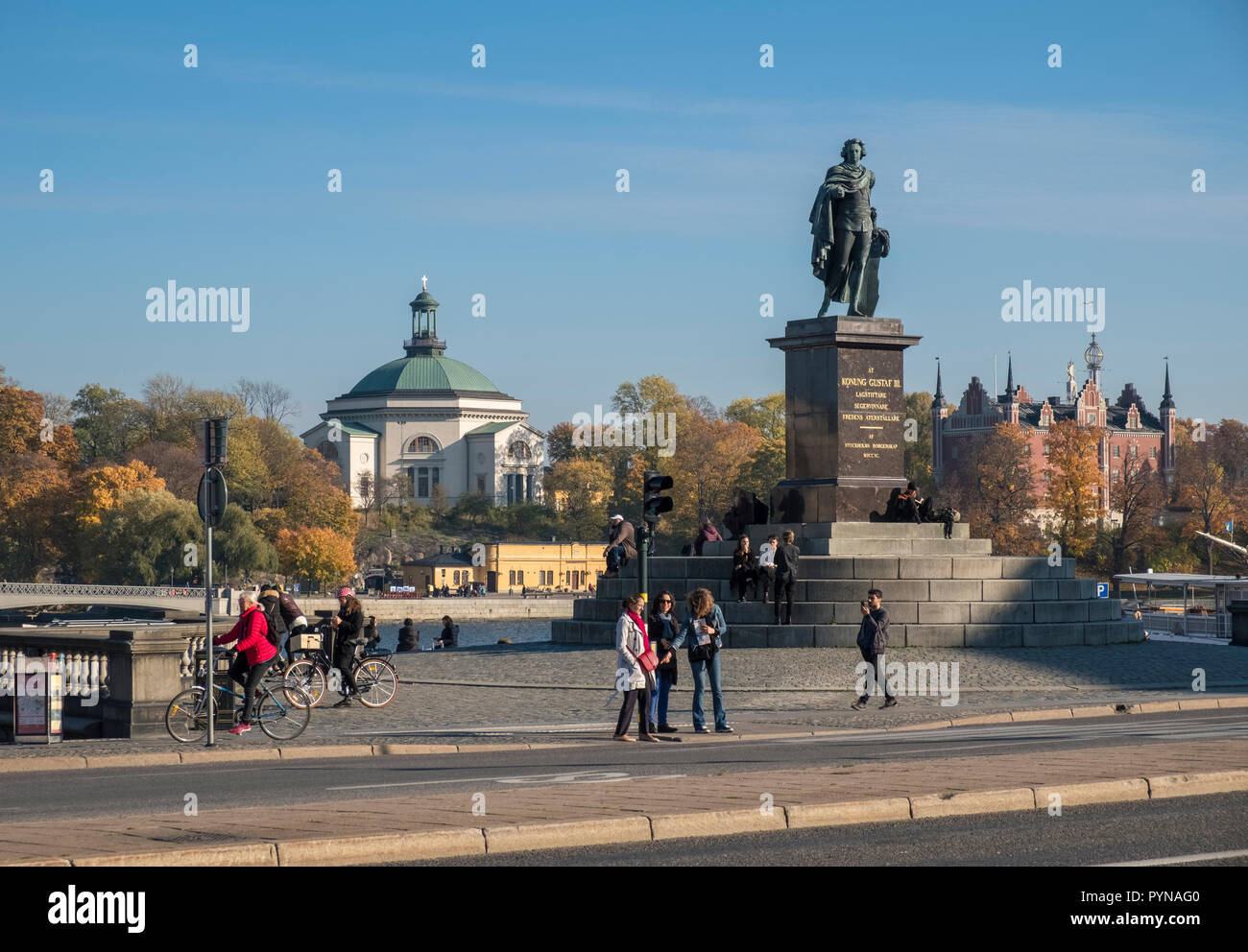 Stockholm statue in gamla stan Banque de photographies et d’images à ...