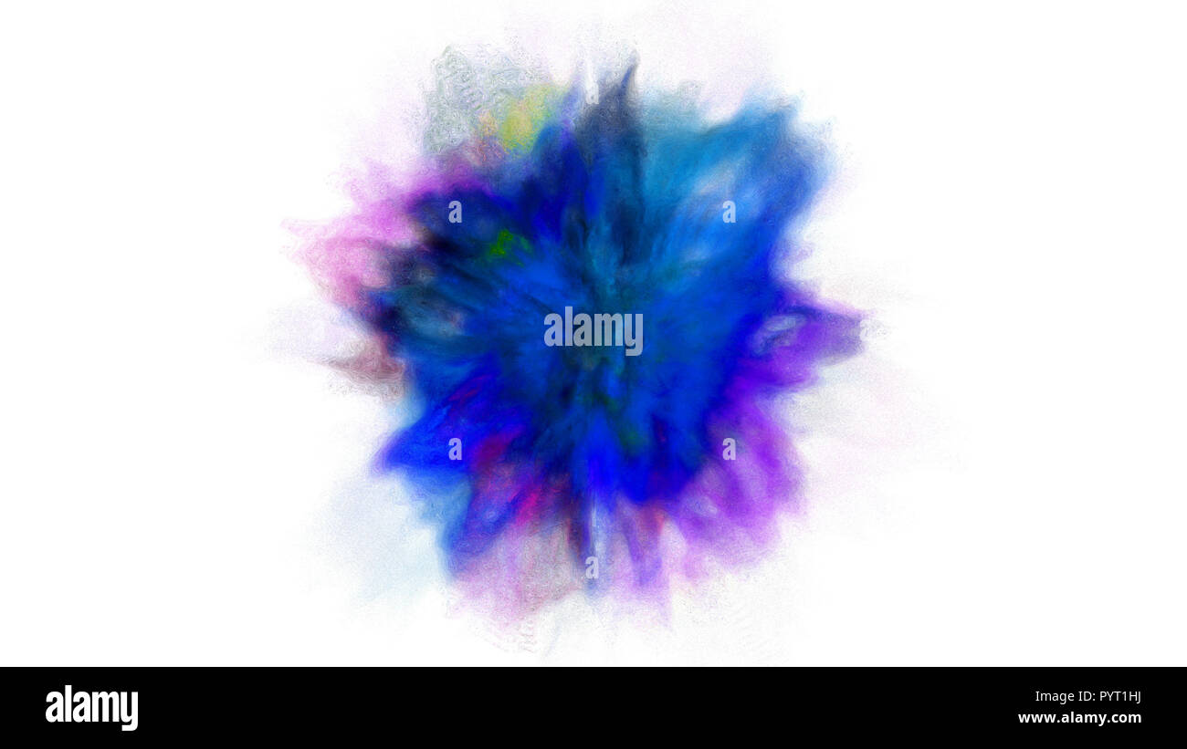 Explosion de peinture Banque d'images détourées - Alamy