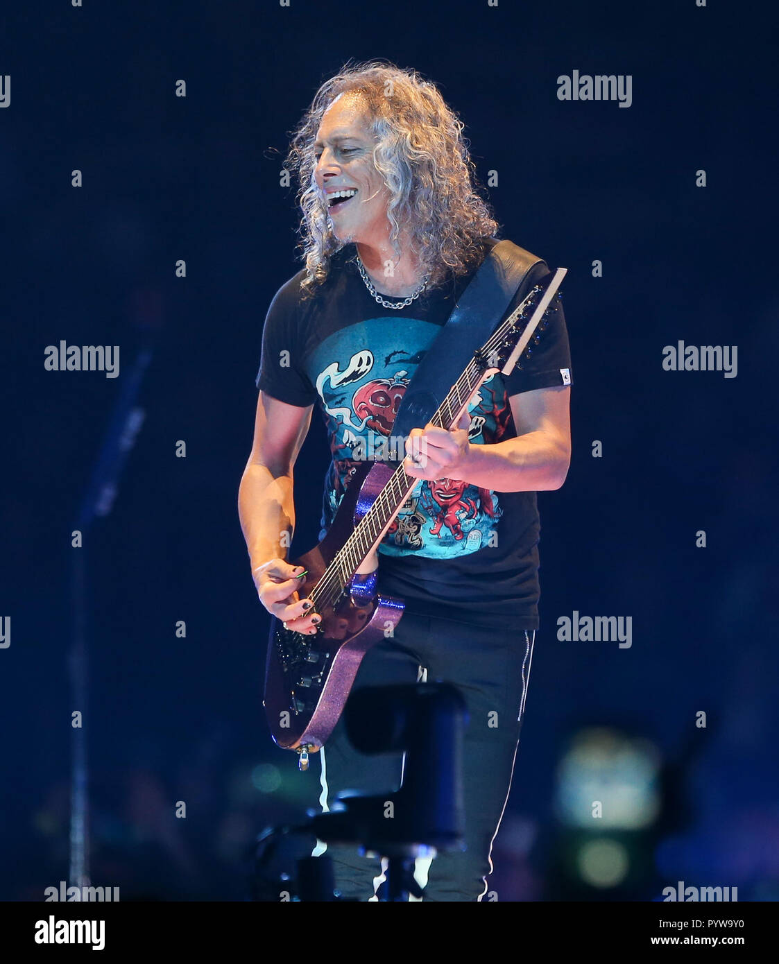 Kirk Hammett Of Metallica Banque d'image et photos - Alamy