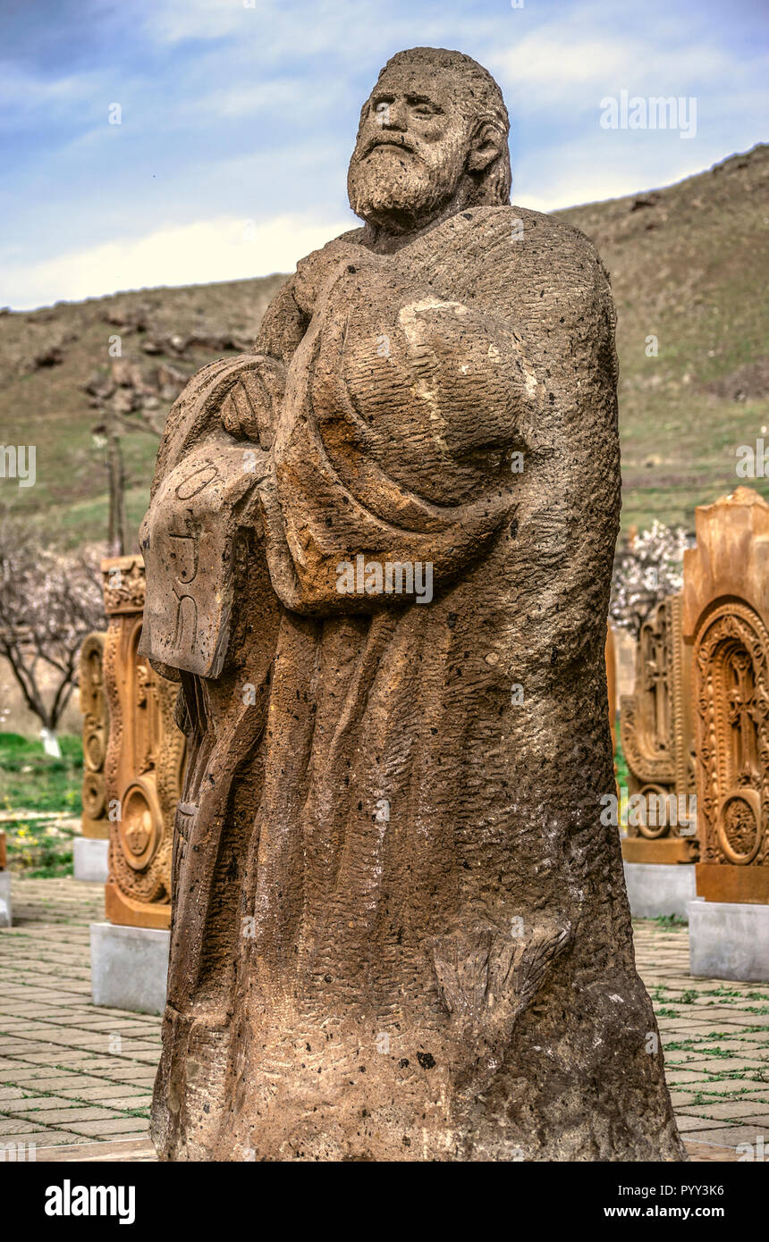 Statue de st mesrop mashtots Banque de photographies et d’images à ...