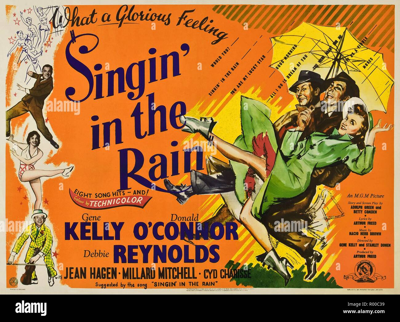Affiche du film chanter sous la pluie Banque de photographies et d’images à haute résolution - Alamy
