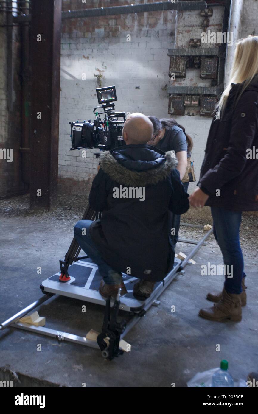 Préparer l'équipe du film au cinéma Photo Stock - Alamy