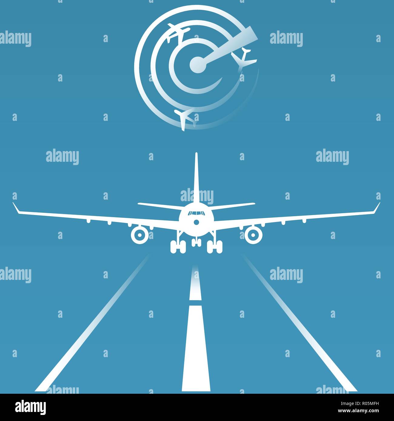 Radar de vol Banque d'images vectorielles - Alamy