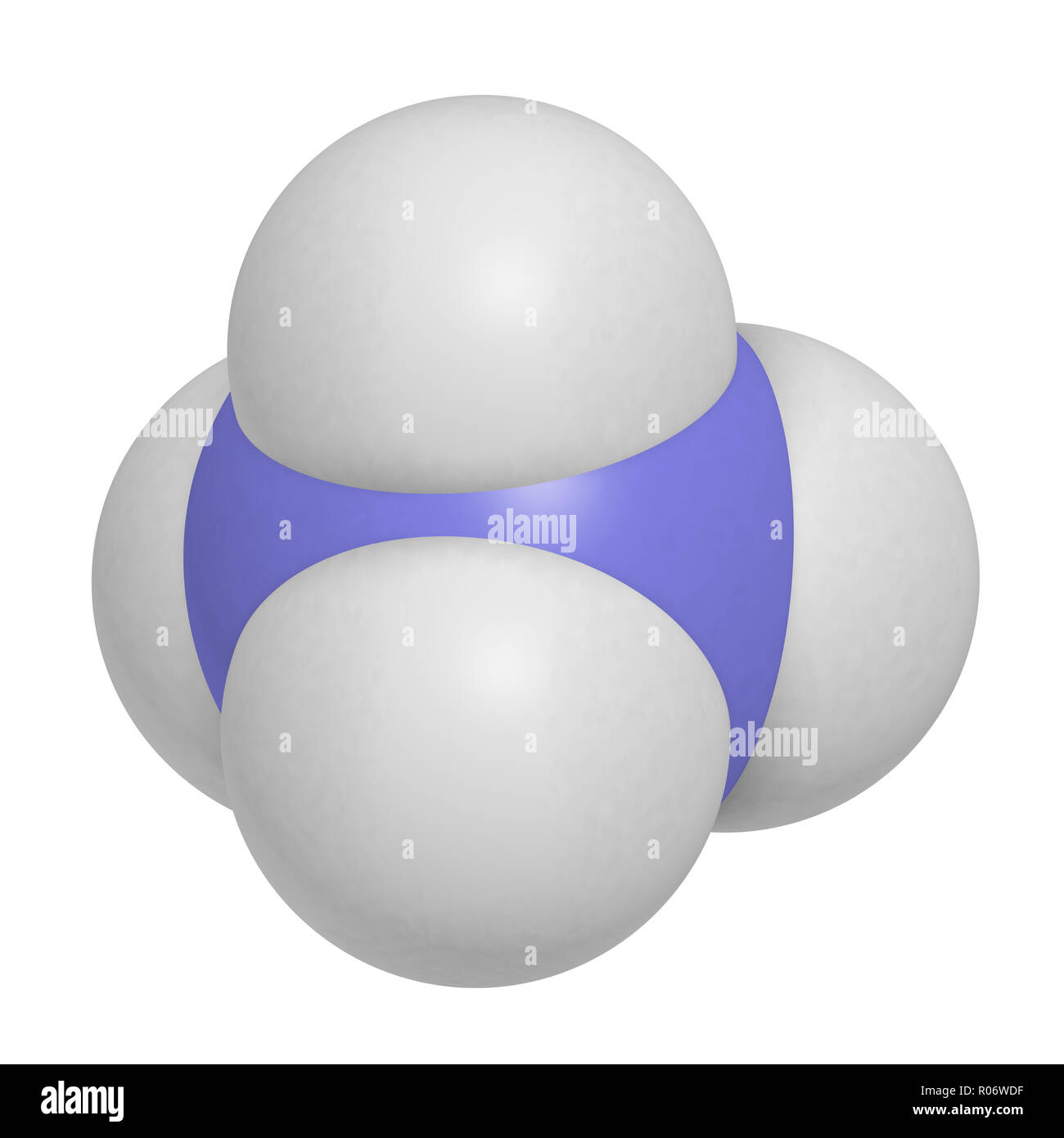 Ammonia Molecule Model Banque d'image et photos - Alamy