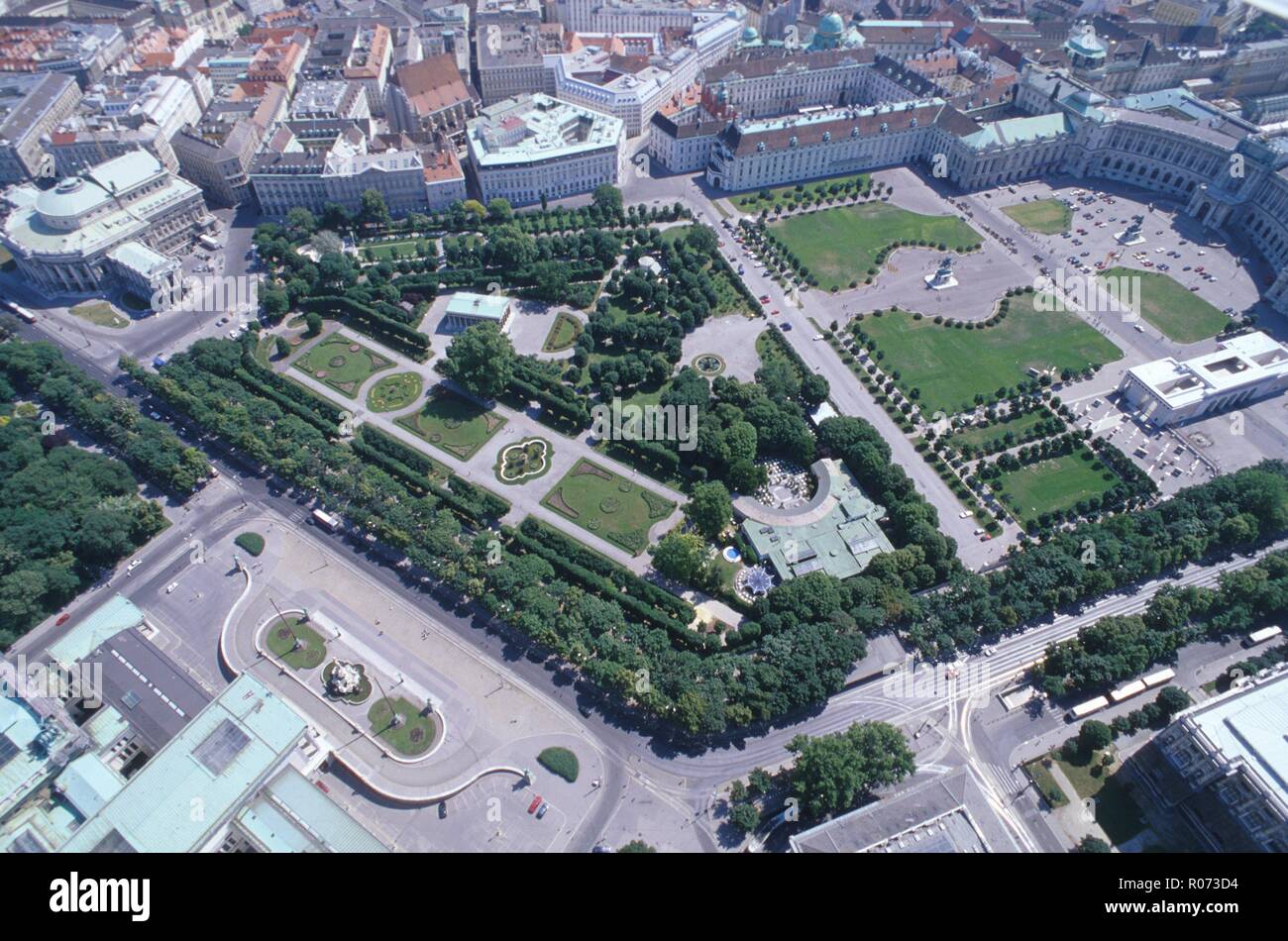 Wien luftbild ringstraße vienna aerial Banque de photographies et d ...