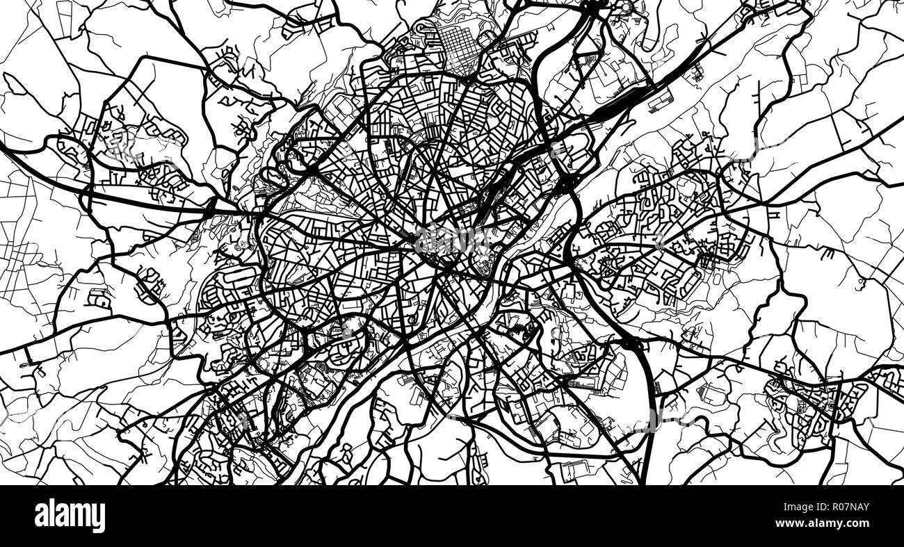 Carte de limoges Banque d'images vectorielles - Alamy