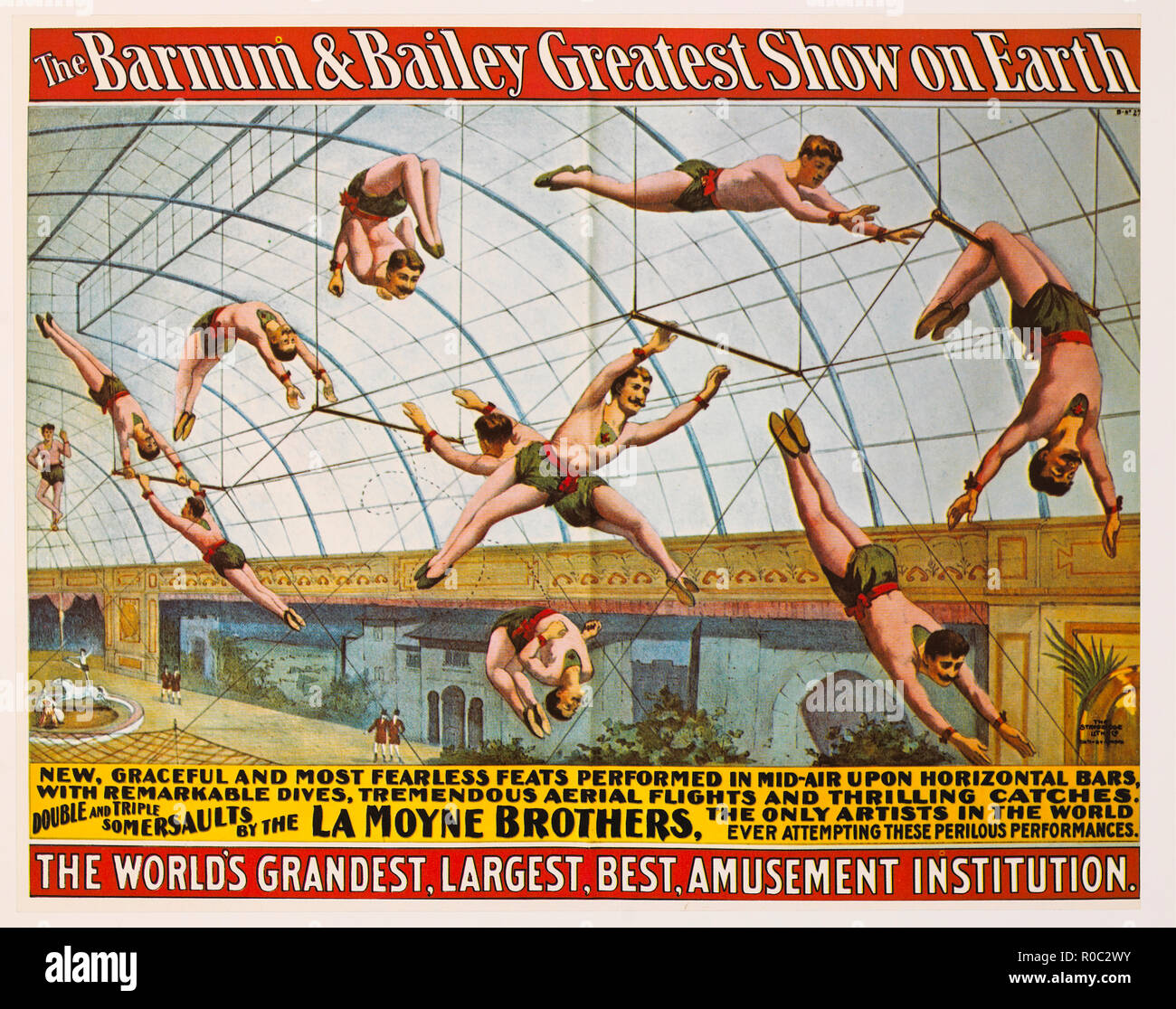 Poster barnum bailey circus poster Banque de photographies et d’images ...