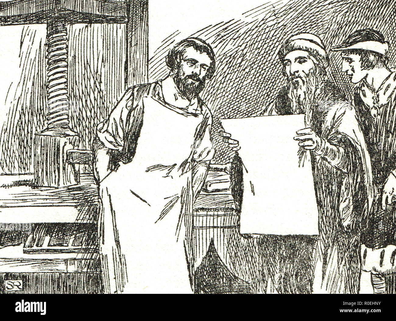 Imprimerie renaissance gutenberg Banque de photographies et d’images à ...