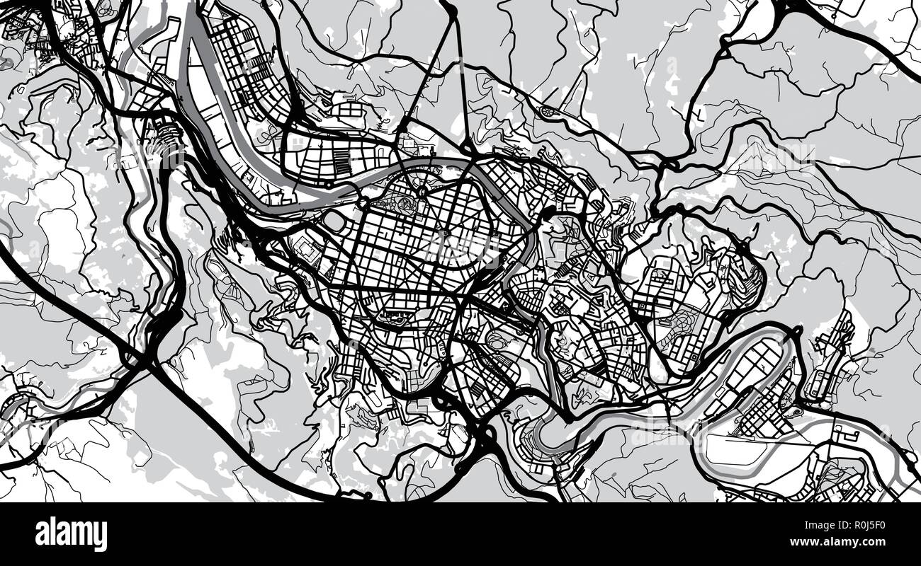 Bilbao map Banque de photographies et d’images à haute résolution - Alamy