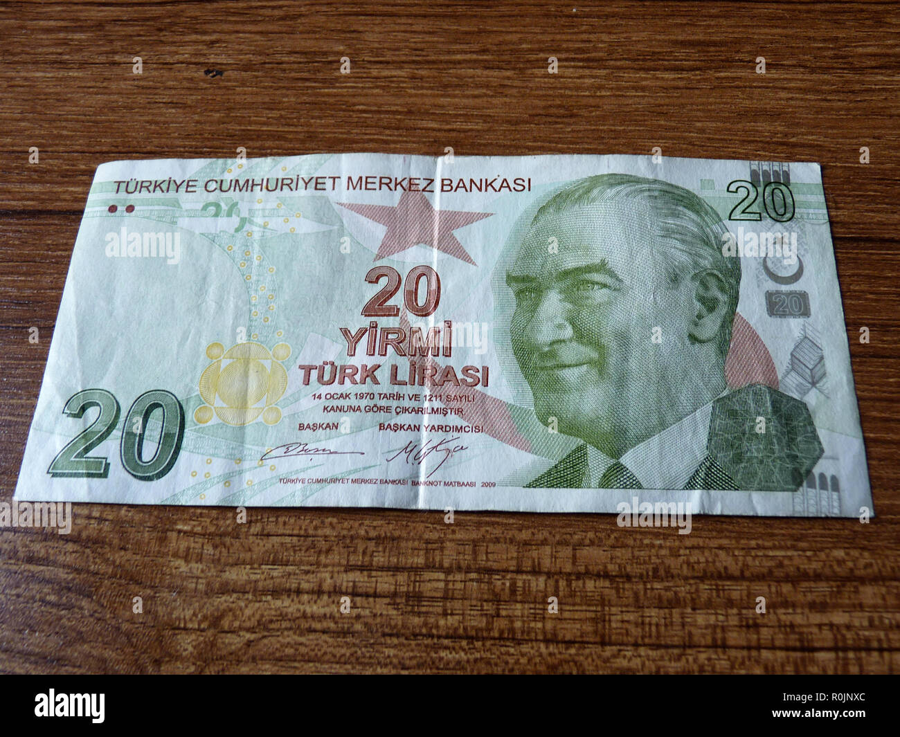 20 lira banknote turkish banknote Banque de photographies et d’images à ...