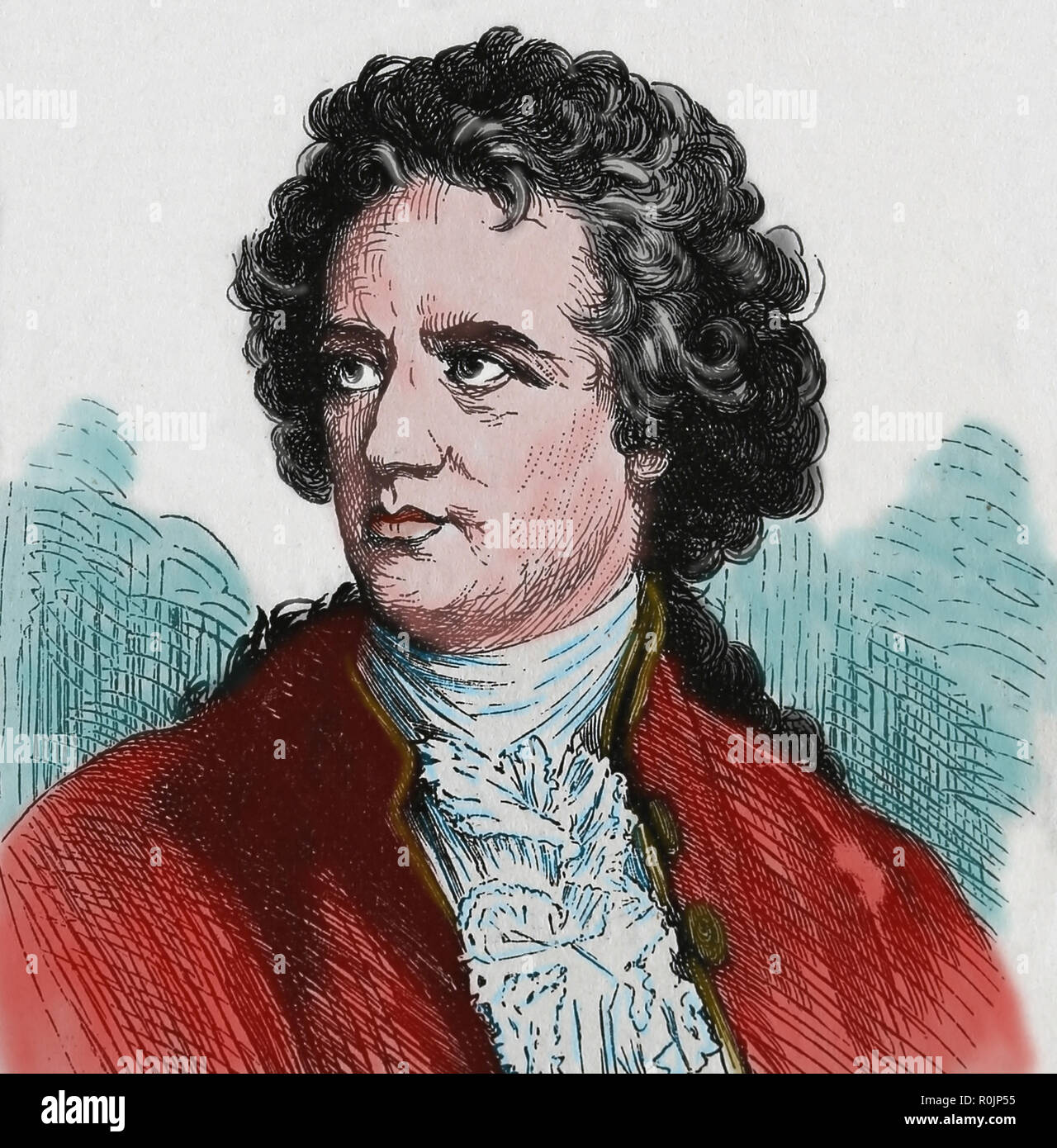 Portrait de johann wolfgang von goethe Banque de photographies et d ...