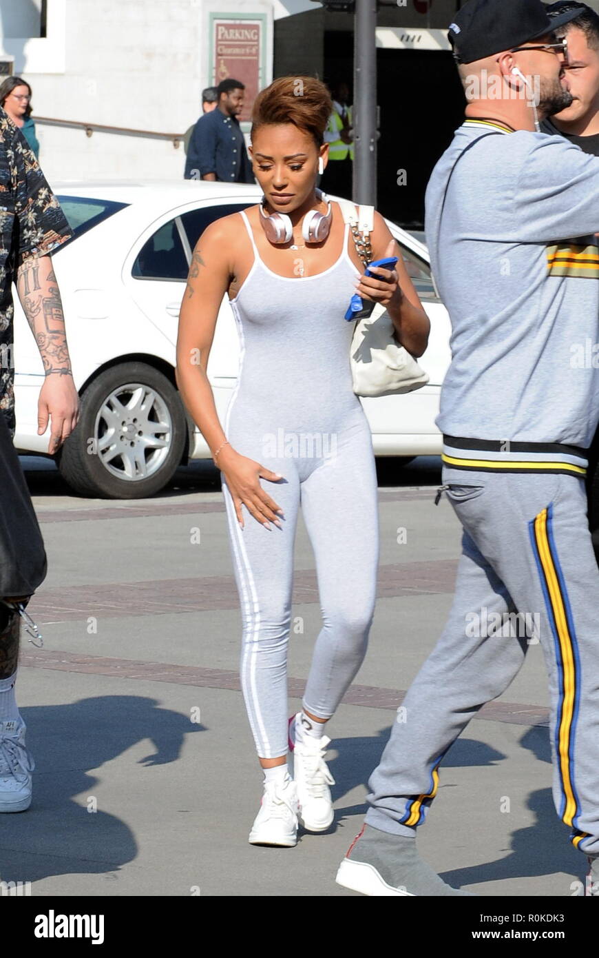 Mel B arrive à l 'Americas Got Talent' studios à une forme d' body ...