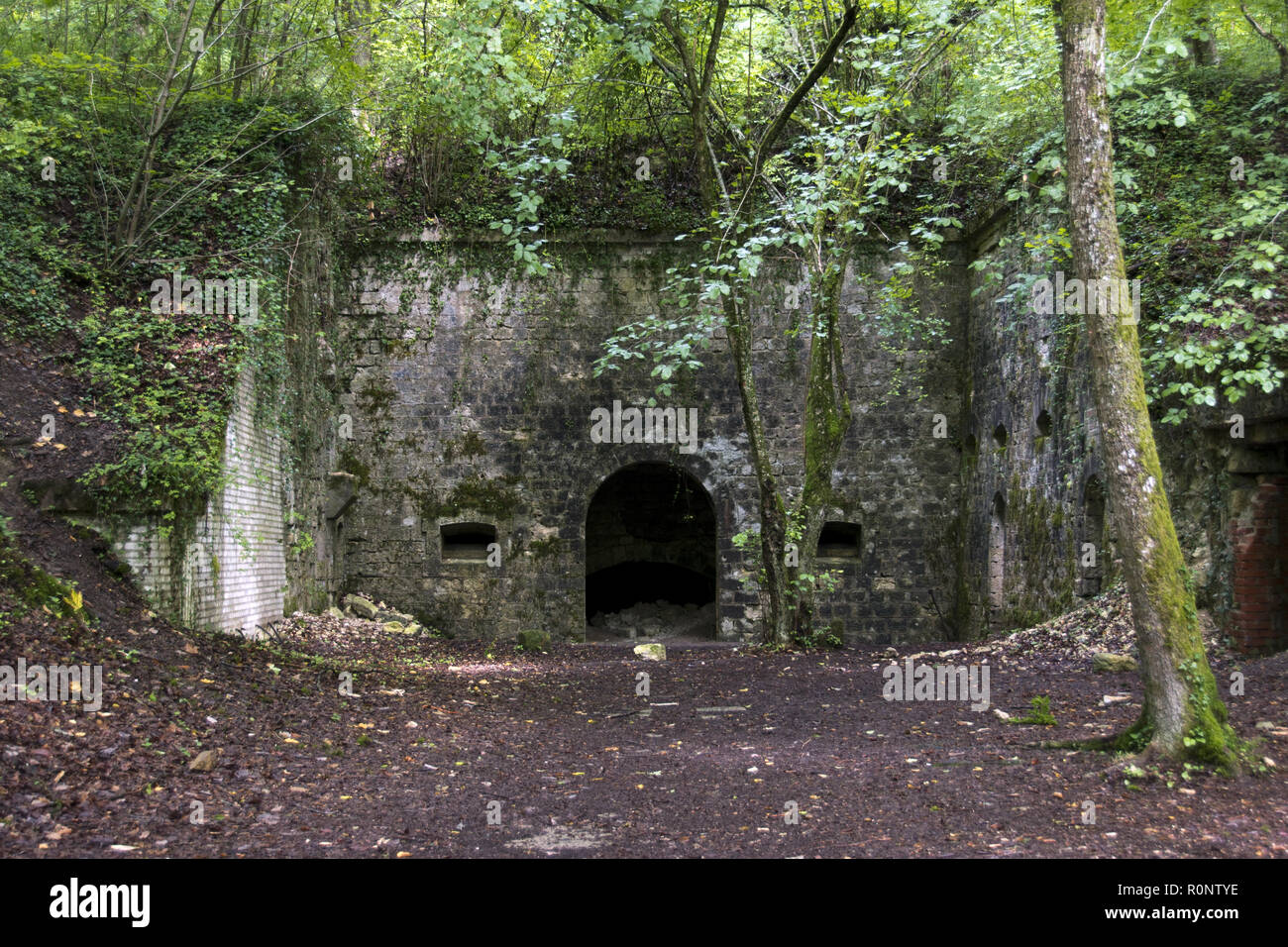 Entrée de Fort Souville, l'un des forts défensifs de la Première Guerre ...