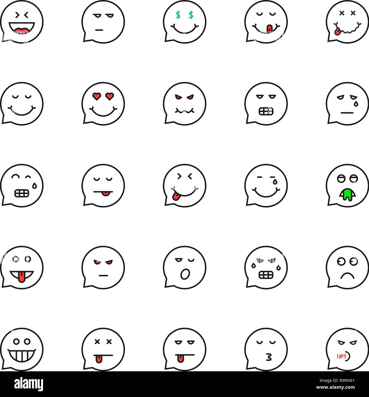 Emoji grossier Banque de photographies et d’images à haute résolution ...