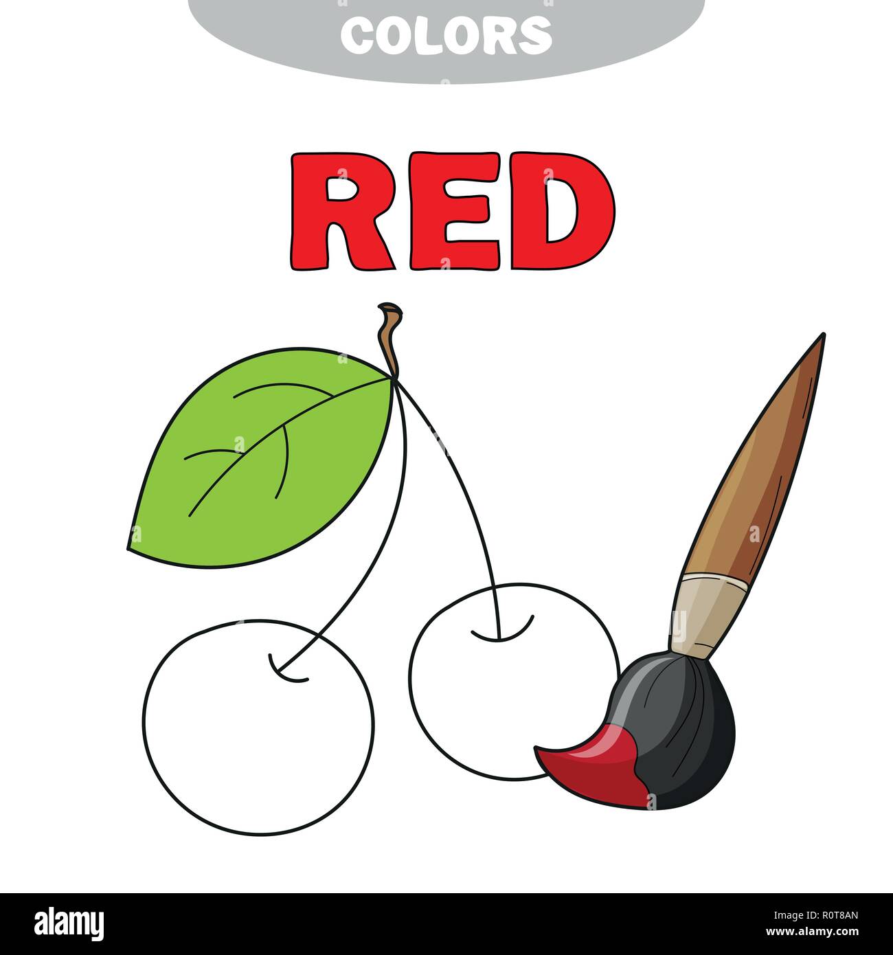 Apprendre à colorier Banque d'images vectorielles - Page 2 - Alamy