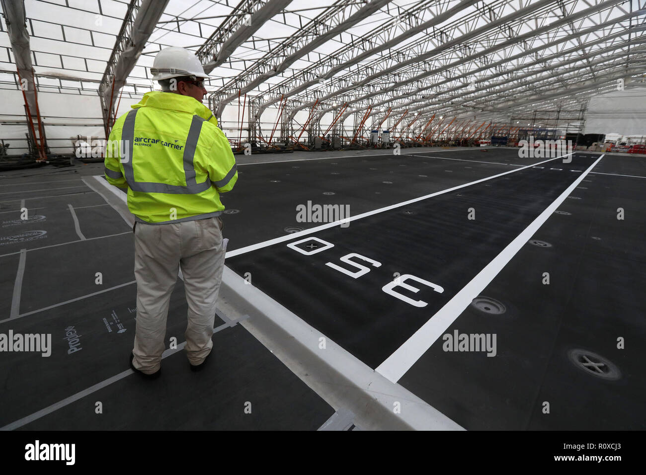 Gavin est passé de l'Alliance porte-avions vues la pulvérisation ...