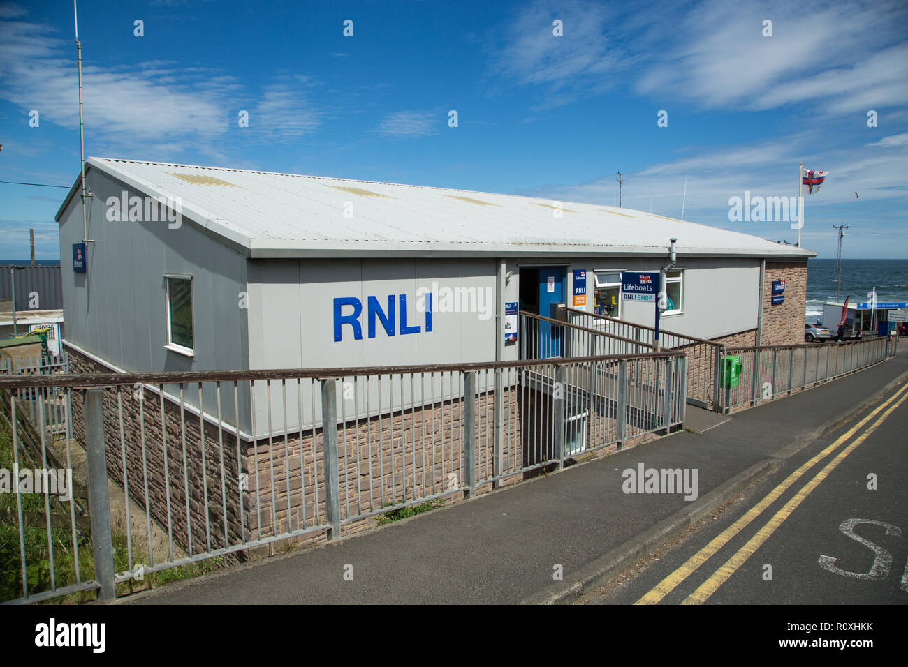 Station de sauvetage de la RNLI de Seahouses au centre de sauvetage de ...