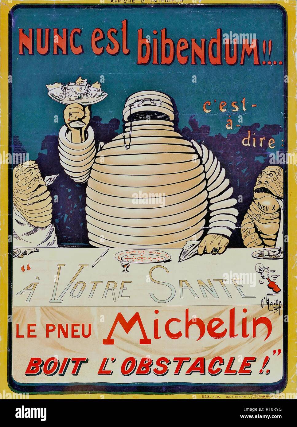 O'Galop, seudónimo de Marius Rossillon (1867- 1946). Con Cartel Mr ...