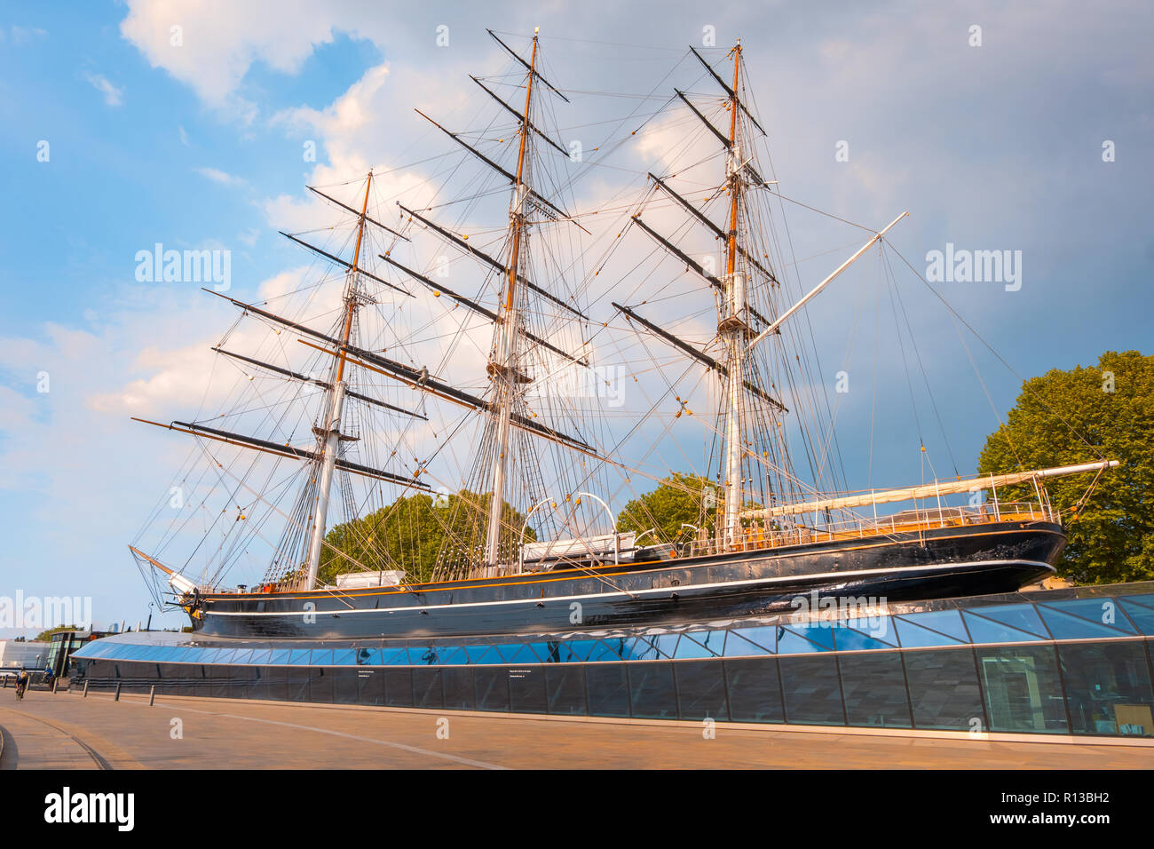 Le Cutty Sark, le clipper thé historique de Greenwich, London, Londres ...