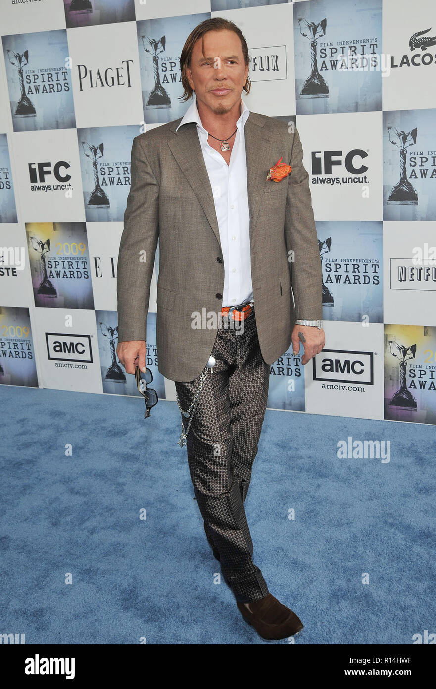 Mickey Rourke - Independent Spirit Awards sur la plage de Santa Monica ...