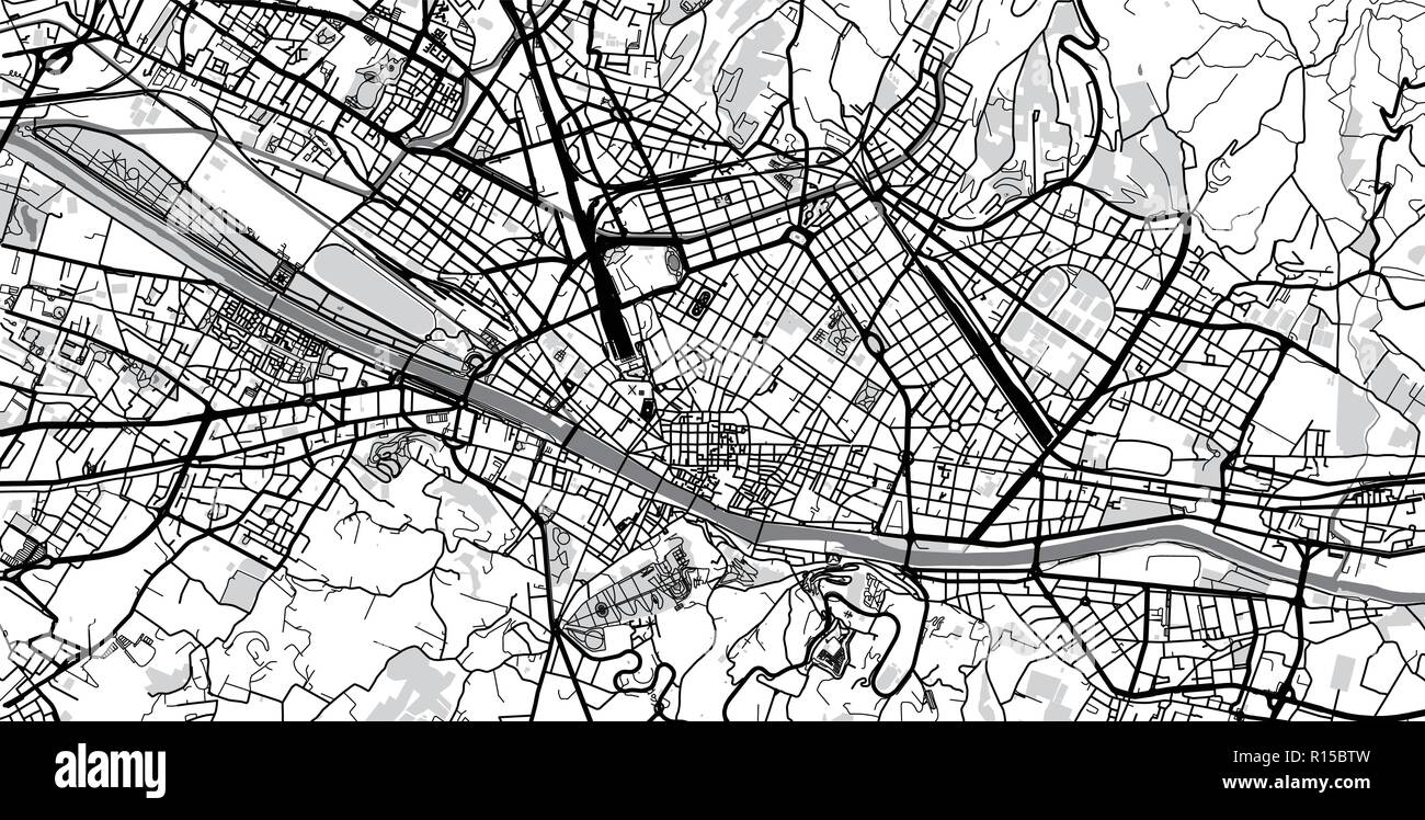 Map of florence Banque d'images vectorielles - Alamy