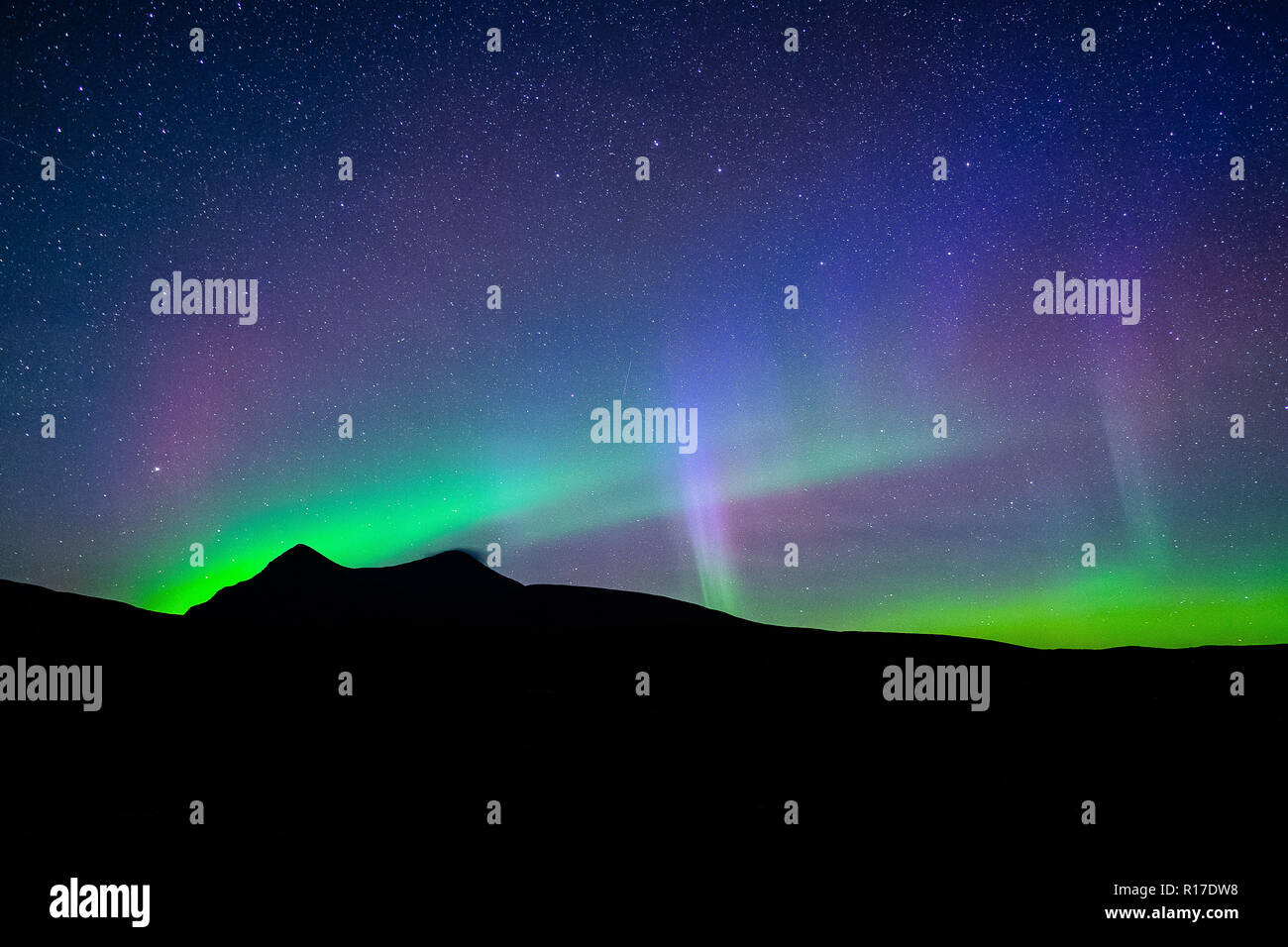 Aurora borealis scotland Banque de photographies et d’images à haute ...