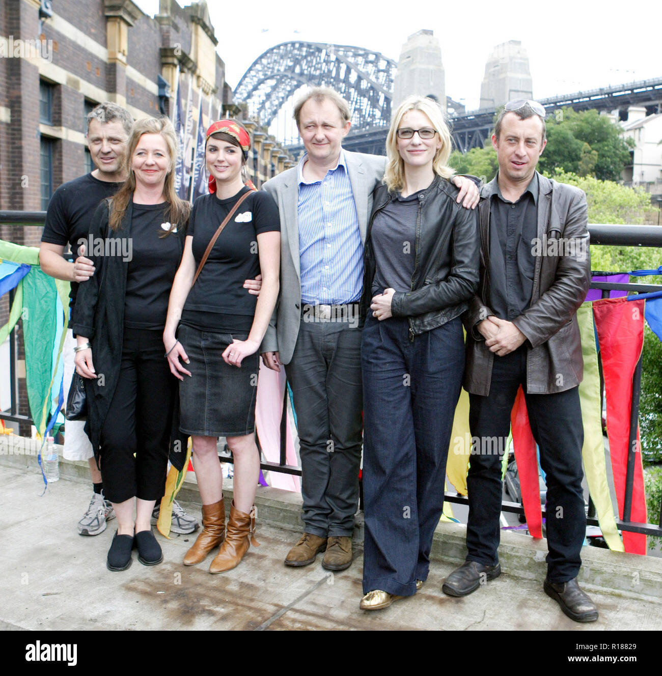 (L-r) James Mackay, Serena Hill, Polly Rowe, Andrew Upton, Cate ...