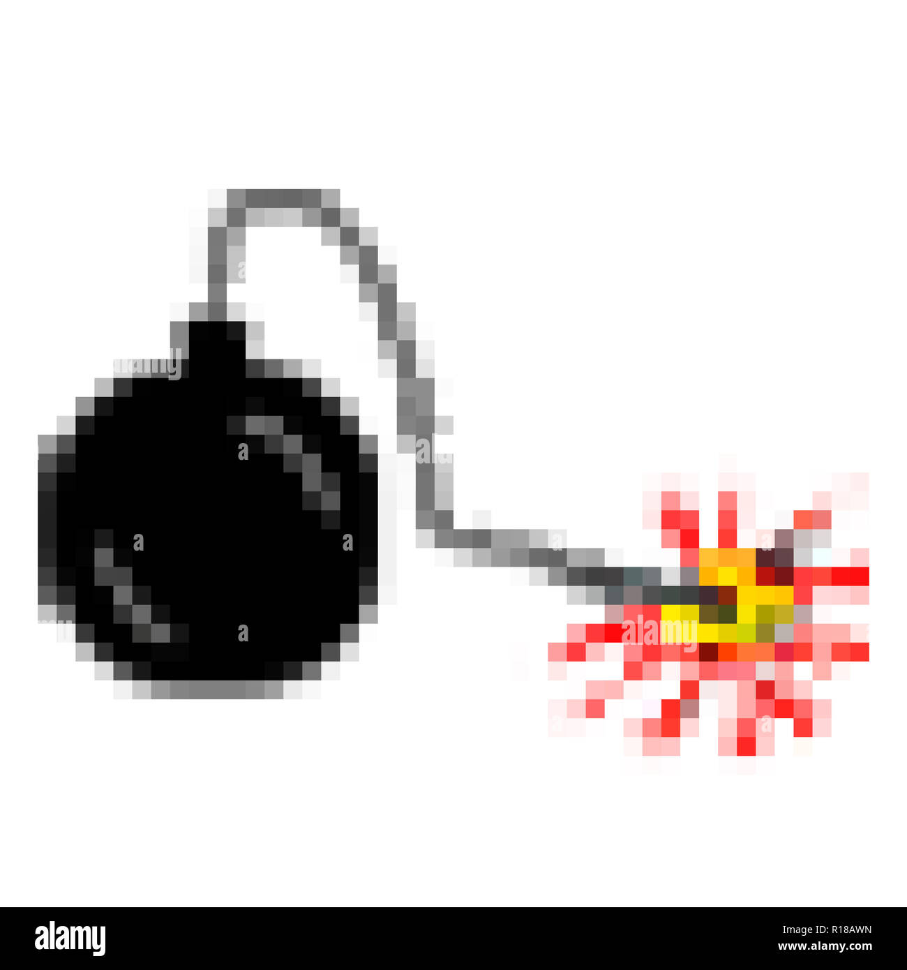 Cartoon bomb symbol Banque de photographies et d’images à haute ...